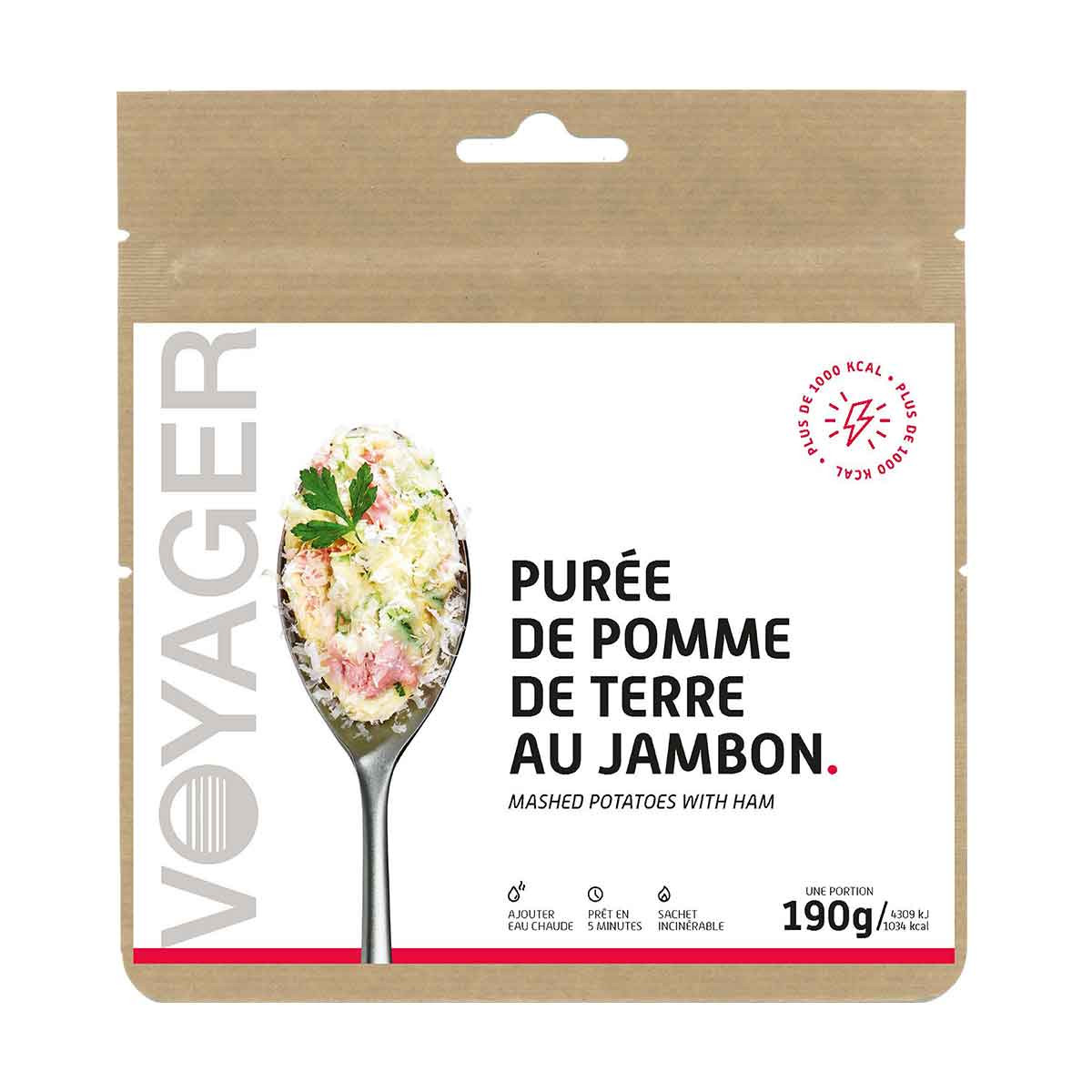 Puré de patatas con jamón 190g - Comida Voyager